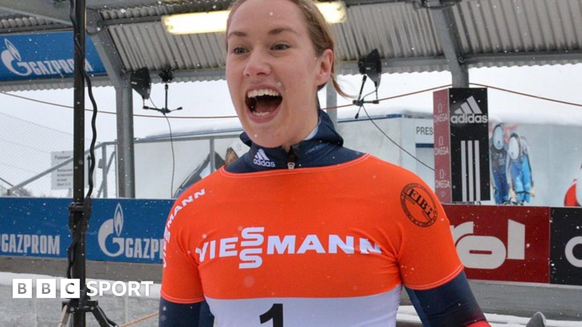 Lizzy Yarnold crowned European skeleton champion in Austria - BBC Sport