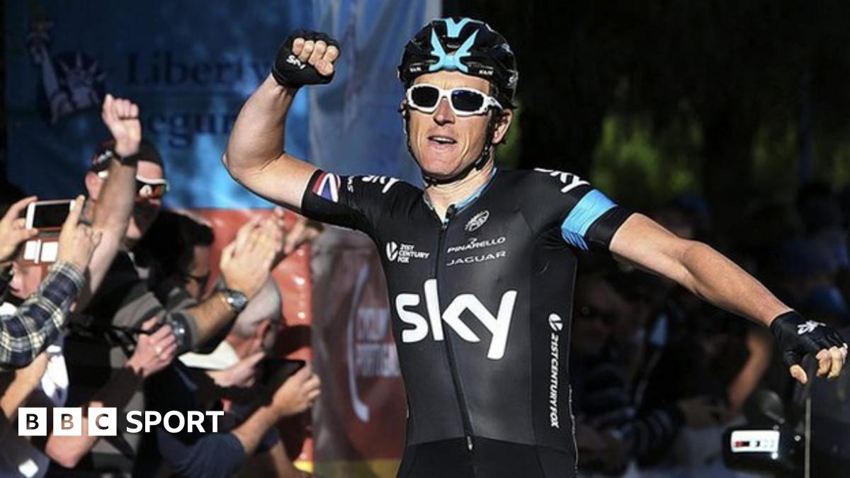 Geraint Thomas retains Tour of the Algarve yellow jersey - BBC Sport