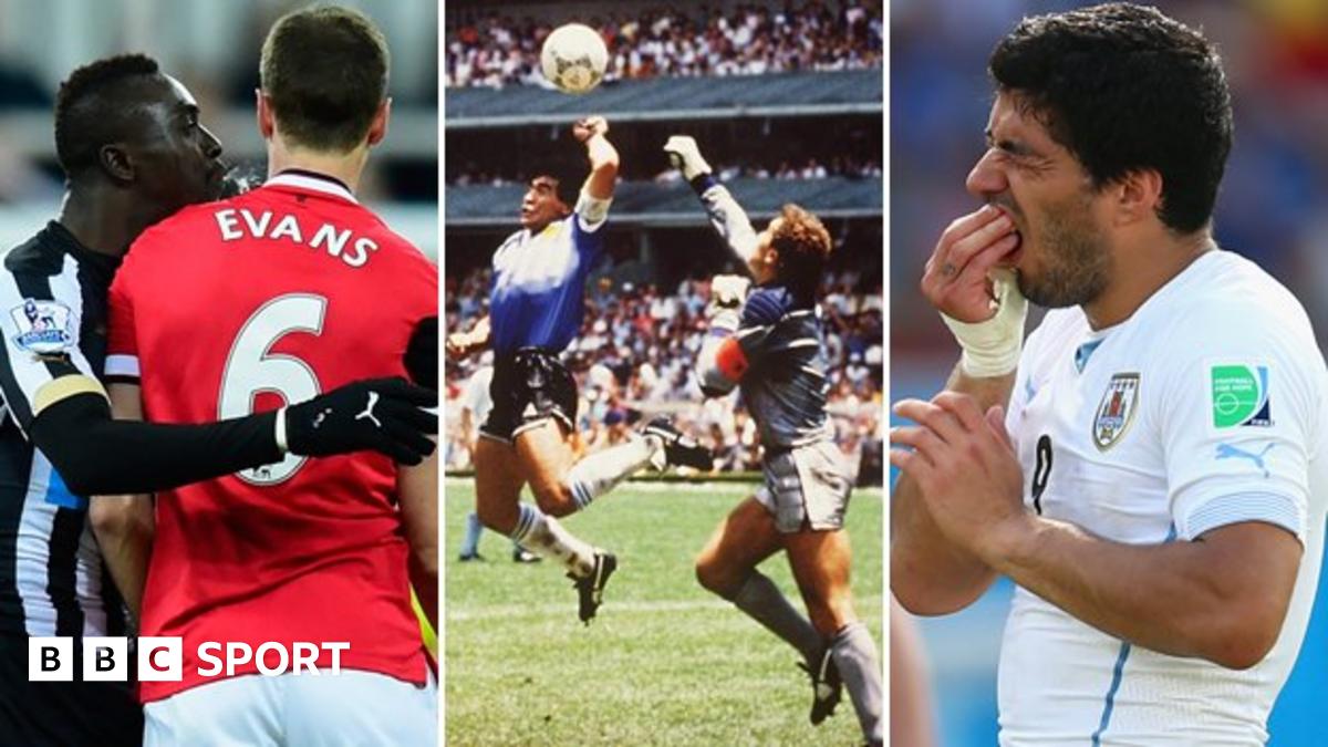 Biting, butting, spitting... what is football's deadliest sin? - BBC Sport