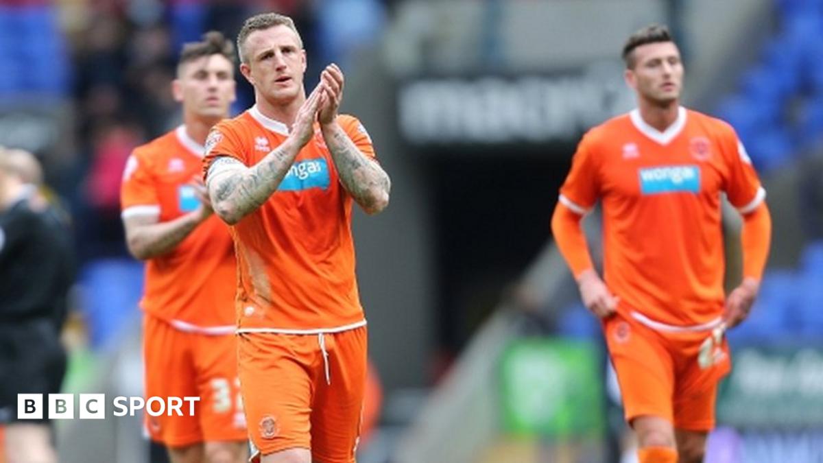 Blackpool relegated from Championship to League One - BBC Sport