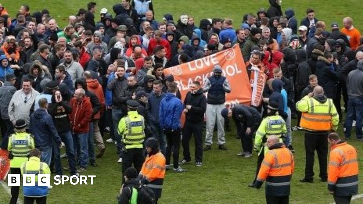 Blackpool protest: Abandoned match will not be replayed - BBC Sport