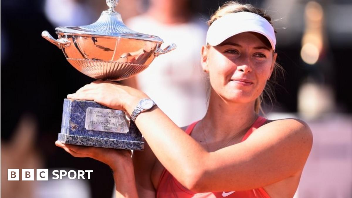 Italian Open: Maria Sharapova wins third title in Rome - BBC Sport