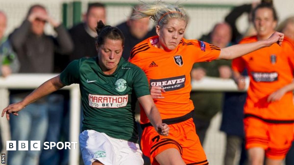 SWPL: Hibernian Ladies win to keep up pressure on league leaders - BBC ...