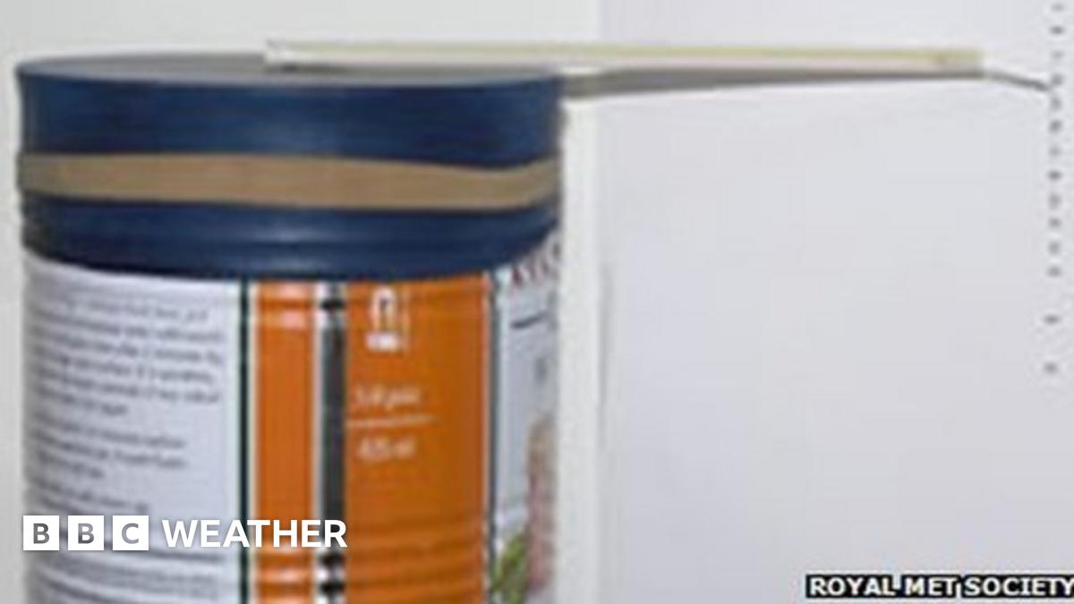 Feeling the pressure? How to make your own barometer - BBC Weather