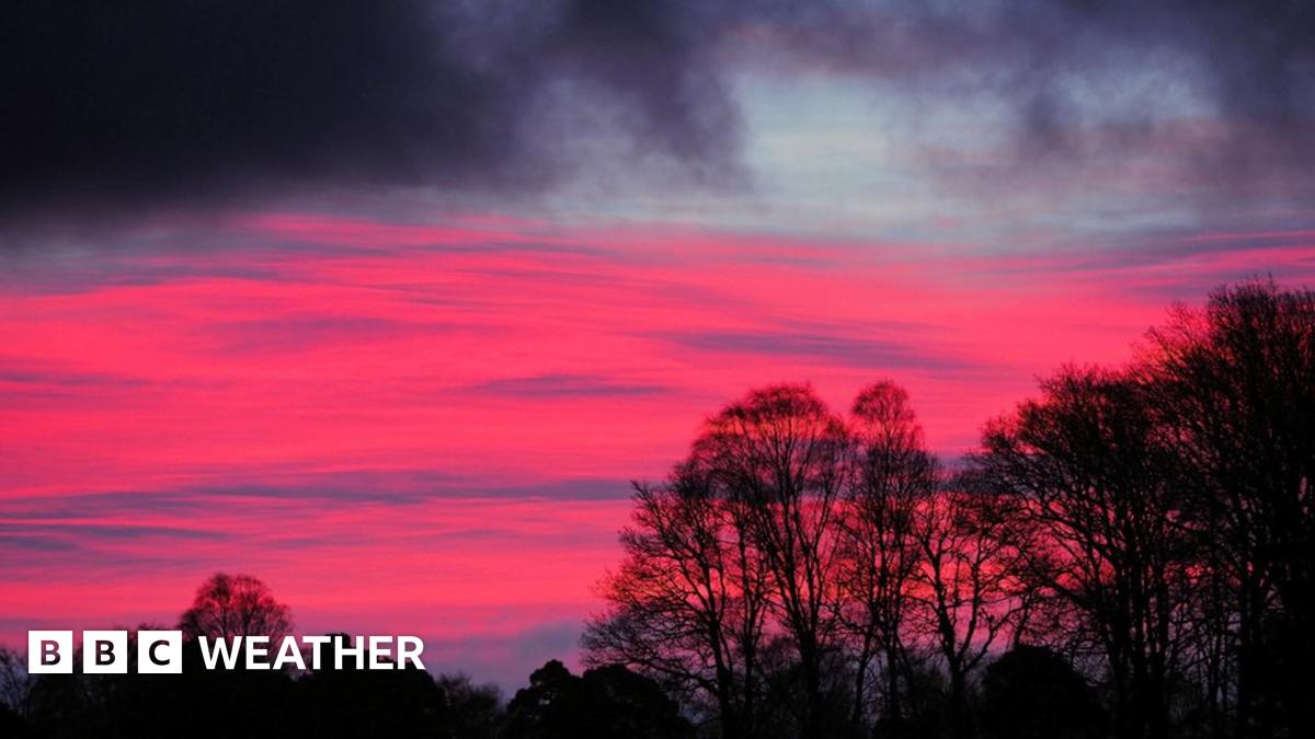 Can Atlantic storms affect the colour of sunrise? - BBC Weather