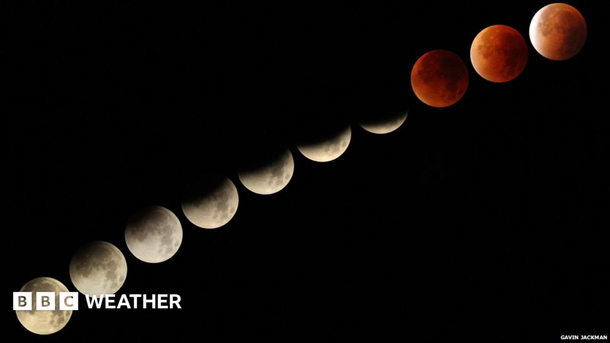Supermoon eclipse 2015 - BBC Weather