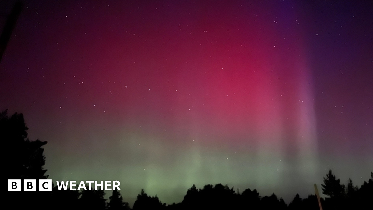 Spectacular autumn aurora - BBC Weather