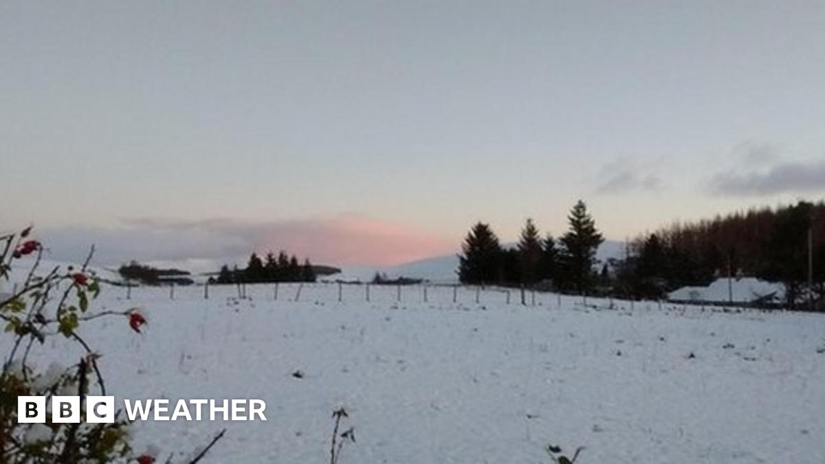 Friday's snow provides some fabulous views - BBC Weather