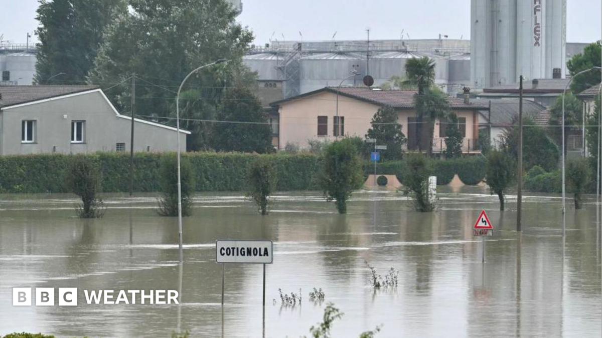 Storm Boris: red warnings in Italy - BBC Weather