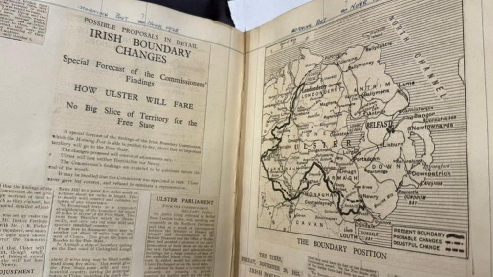 Irish border: A century since it was confirmed - what happened? - BBC News