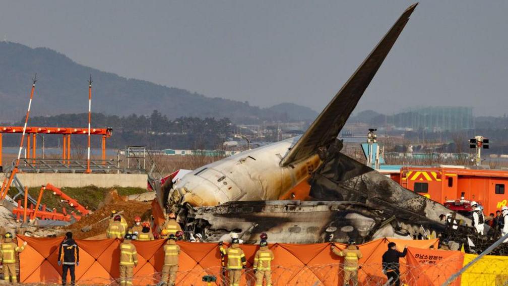 Jeju Air crash: South Korean police raid transport ministry ...