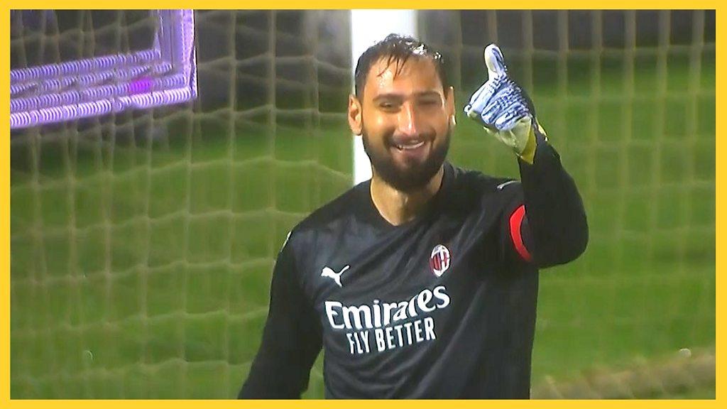 Europa League: AC Milan through after 24-penalty shootout - BBC Sport