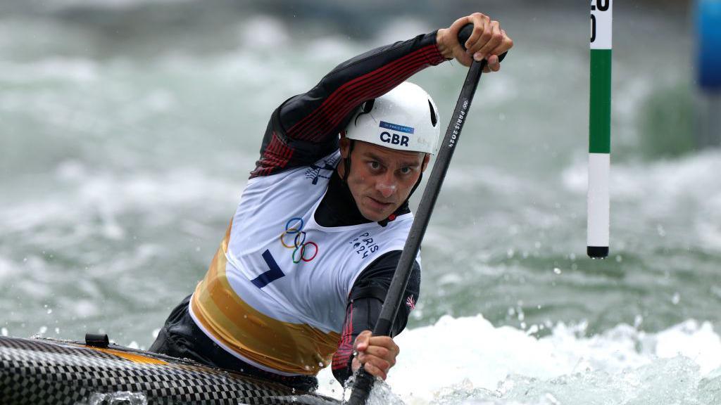 Olympics canoe slalom: GB's Burgess qualifies for canoe singles semi ...