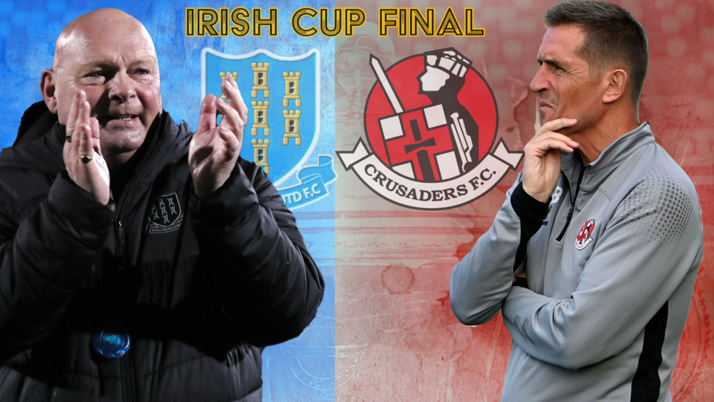 Watch: Irish Cup final - Crues win with late McMurray strike - BBC Sport