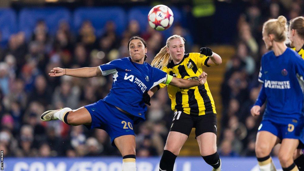 Chelsea Women 0-0 Hacken Women: Blues held to frustrating draw - BBC Sport