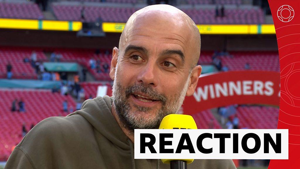FA Cup final: Pep Guardiola analyses Man City FA Cup final win with ...