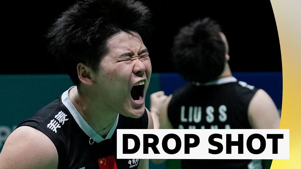 Watch: Chinese badminton player hits remarkable falling drop shot to ...