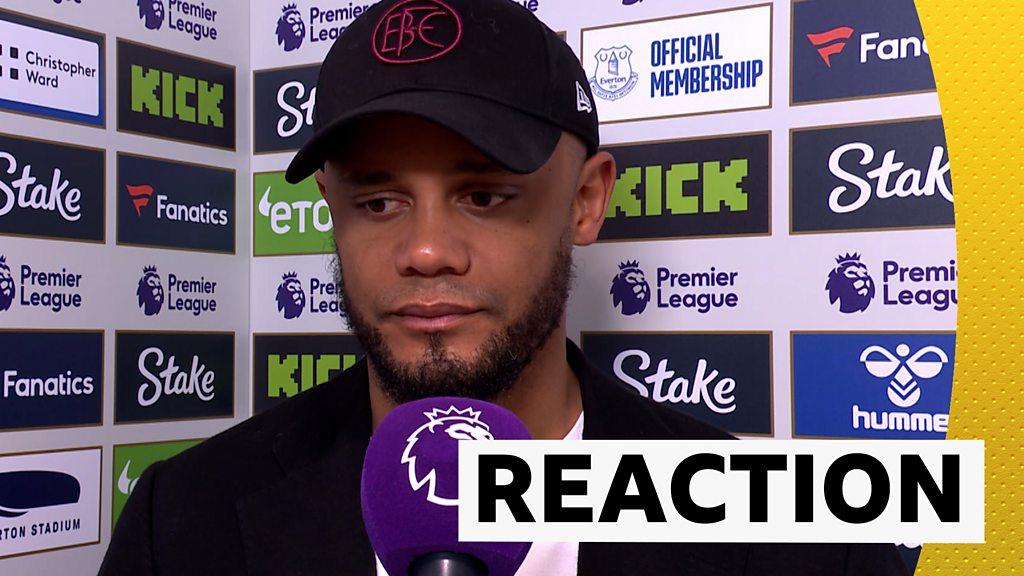 Everton 1-0 Burnley: Vincent Kompany says red card and goal is 'our own ...