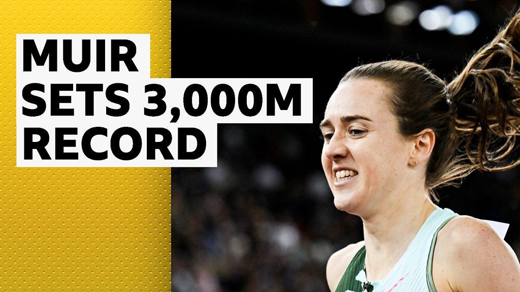 Laura Muir sets fastest-ever indoor 3,000m time in Wales - BBC Sport