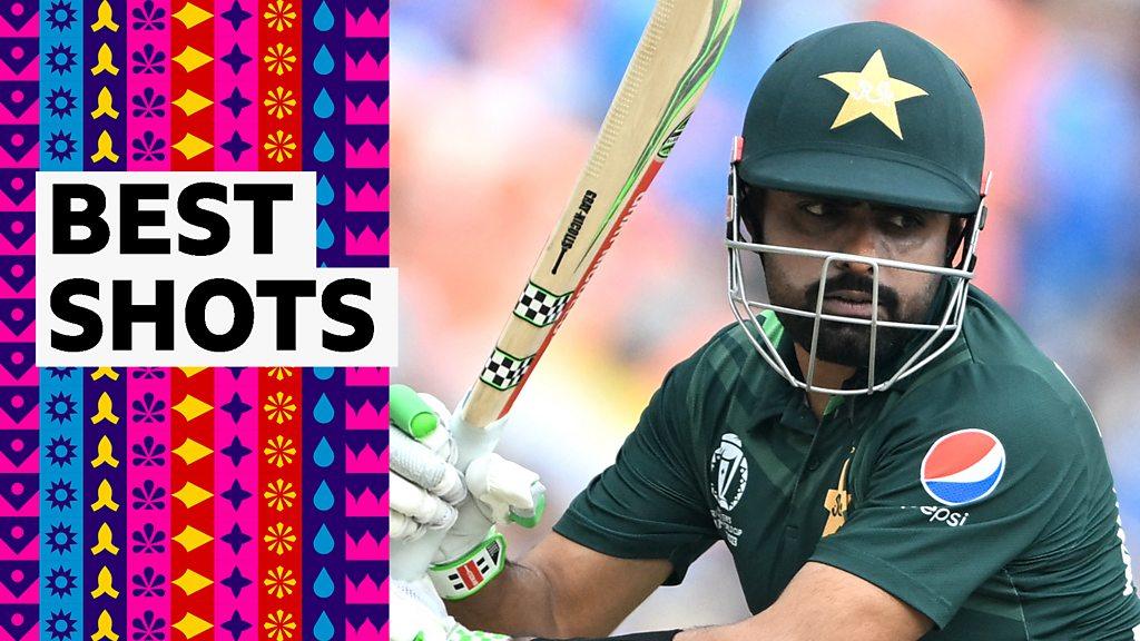 ICC Cricket World Cup highlights: Best shots from Babar Azam's half ...