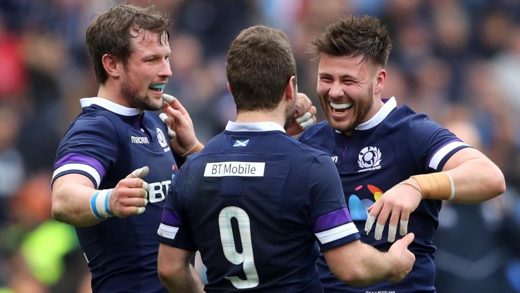 Six Nations 2018: Italy 27-29 Scotland highlights - BBC Sport