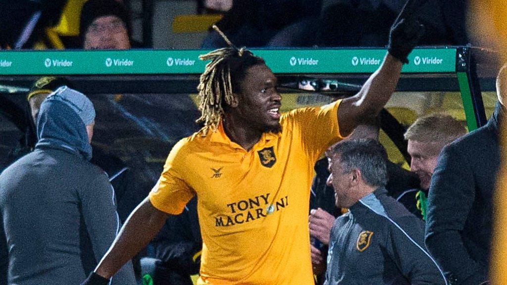 Dolly Menga 'leaves the Hearts defence on their backsides' - BBC Sport