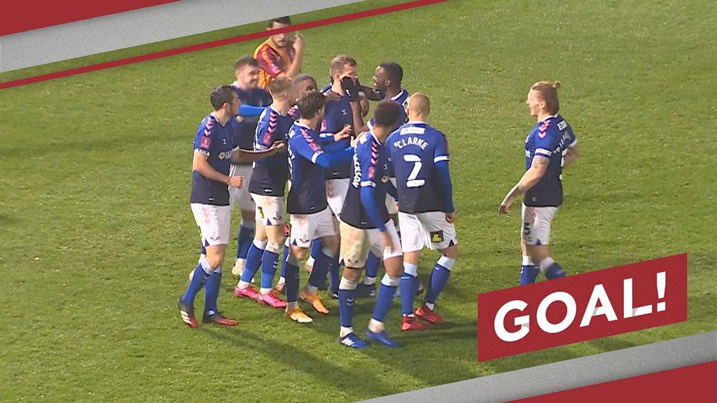FA Cup: Danny Rowe smashes Oldham into third round with a long-range ...