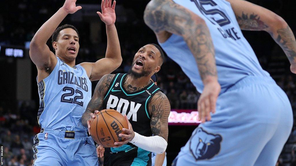 NBA: Damien Lillard hits 42 points as Portland Trail Blazers beat ...