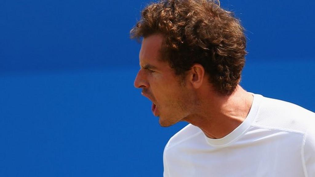 Queen's 2015: Andy Murray annoyed with 'minging' point - BBC Sport