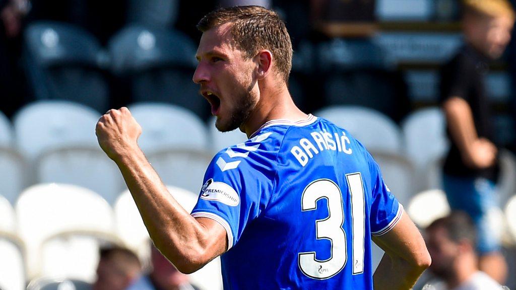 Borna Barisic free-kick seals points for Rangers against St Mirren ...
