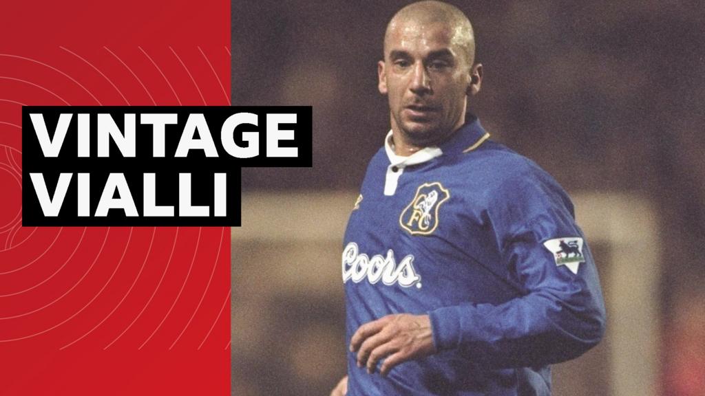Gianluca Vialli: Watch some of his best FA Cup moments - BBC Sport
