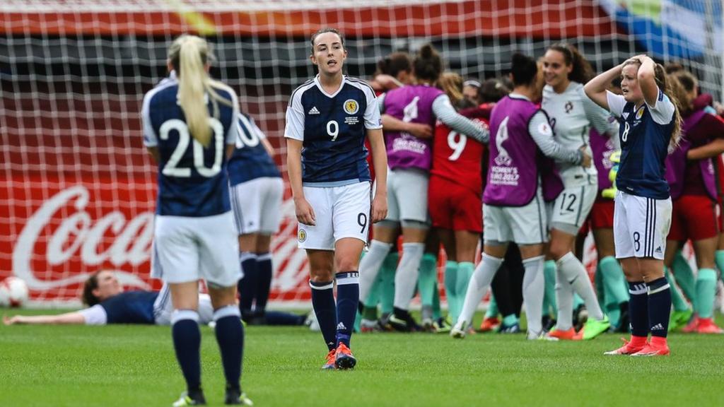 Women's Euro 2017: Scotland 1-2 Portugal highlights - BBC Sport