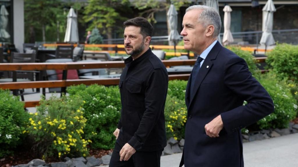 Carney says support for Ukraine will be ‘unwavering’ on final day of G7 summit - follow live ...