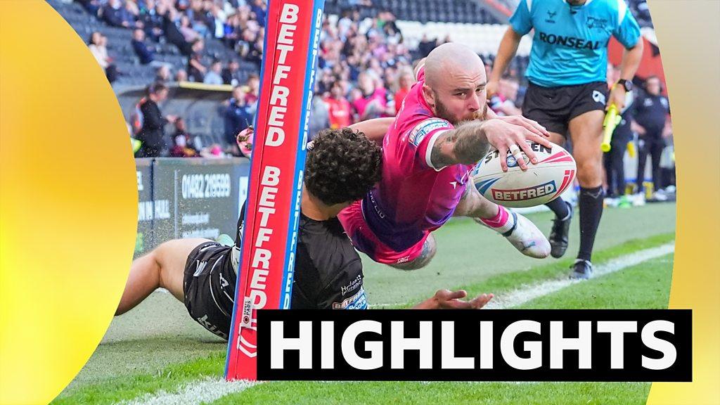 Super League: Huddersfield Giants score 10 tries in big win over Hull ...