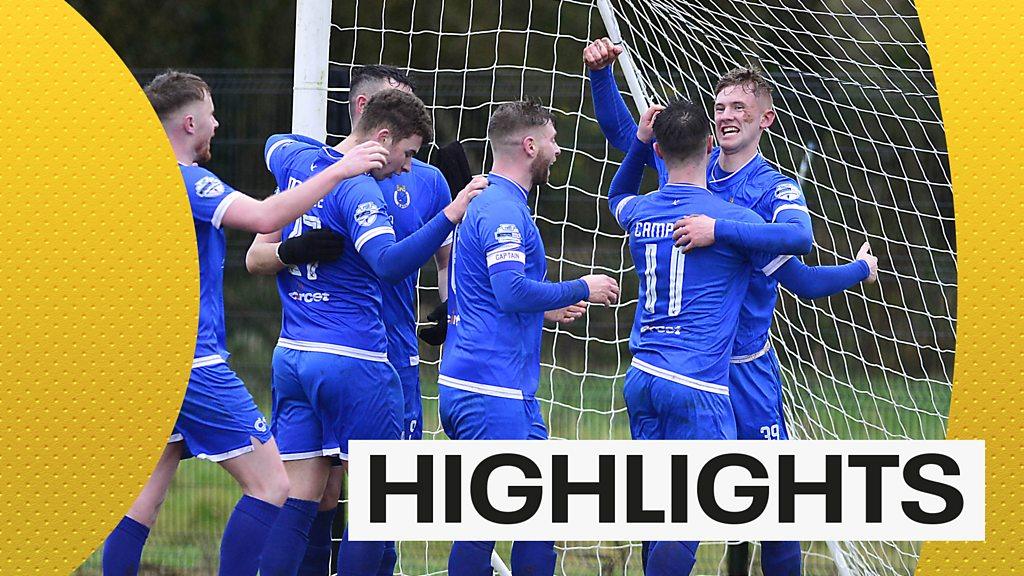 Knockbreda 1-2 Dungannon Swifts: Padraig Lynch seals comeback win - BBC Sport