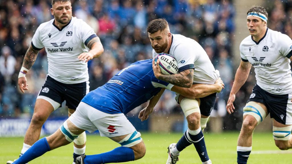 Scotland beat Italy 25-13 at Murrayfield - BBC Sport