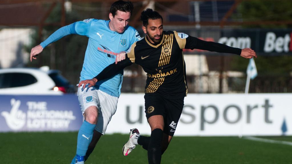 McElroy strike puts Ballymena past Larne - as it happened - BBC Sport
