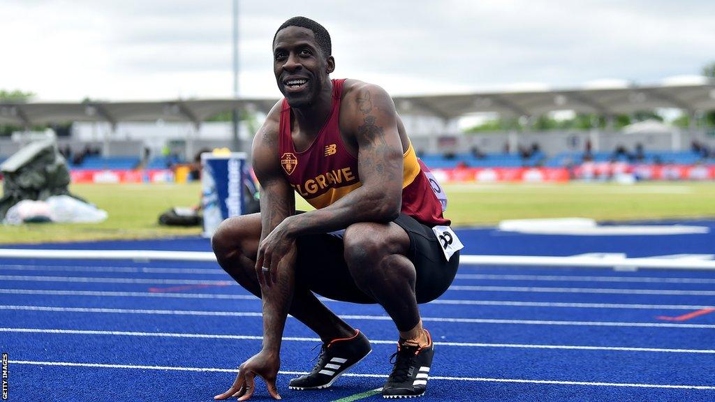 Dwain Chambers to race at UK Indoors Championships aged 45 - BBC Sport