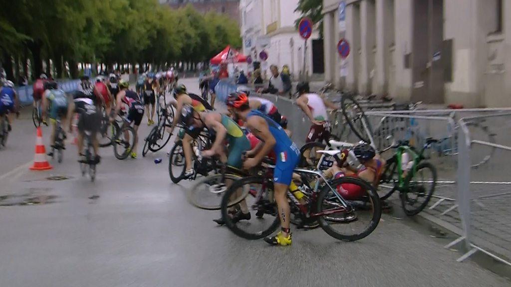 World Triathlon Series: Jonny Brownlee pulls out after cycling crash in ...