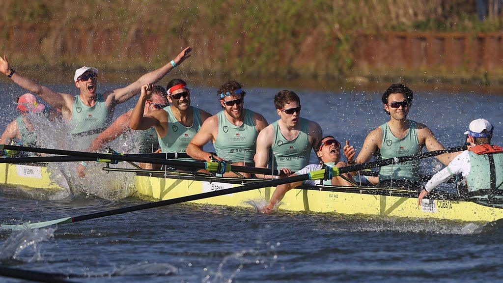 2021 Boat Race: Cambridge win Men's Boat Race for the third time ...