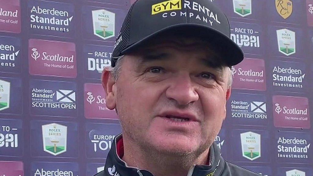 Emotional Lawrie calls time on his European Tour career - BBC Sport