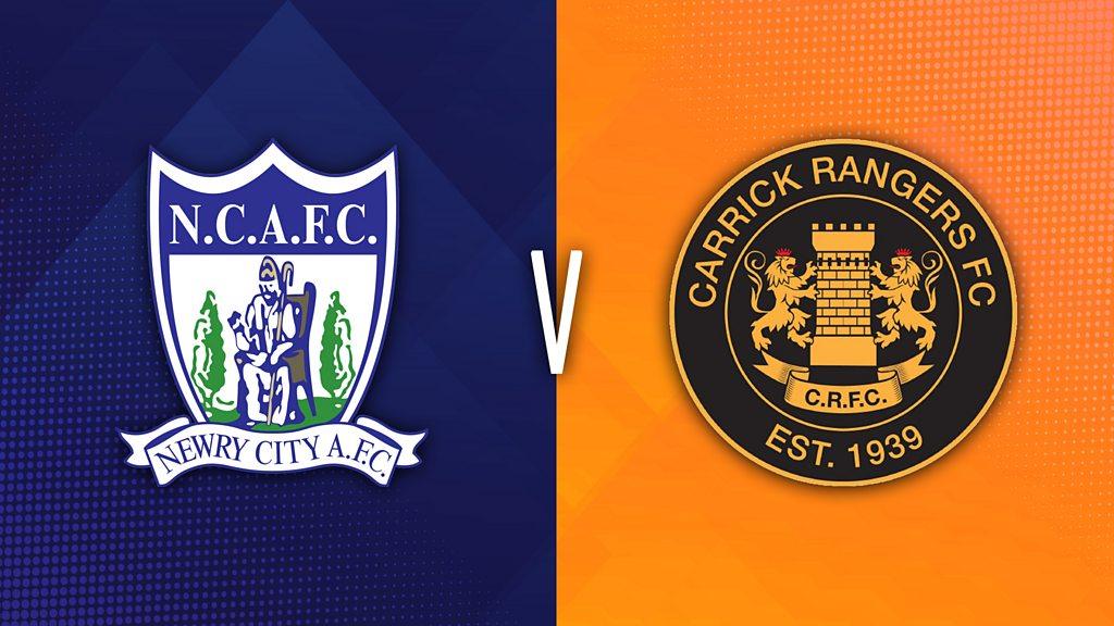 Watch: Crowe goal gives Carrick win over bottom side Newry - BBC Sport