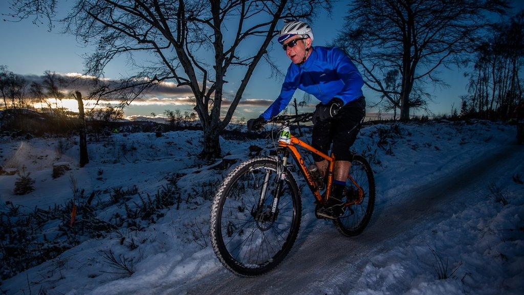 In pictures: The 13th annual Strathpuffer - BBC News