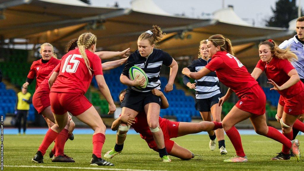 Celtic Challenge: Thistles 27-29 WRU Development XV - BBC Sport