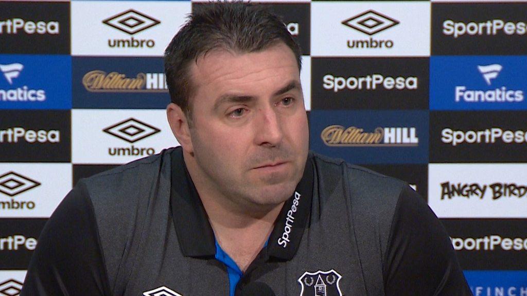 David Unsworth: 'Who wouldn't want the Everton job?' - BBC Sport