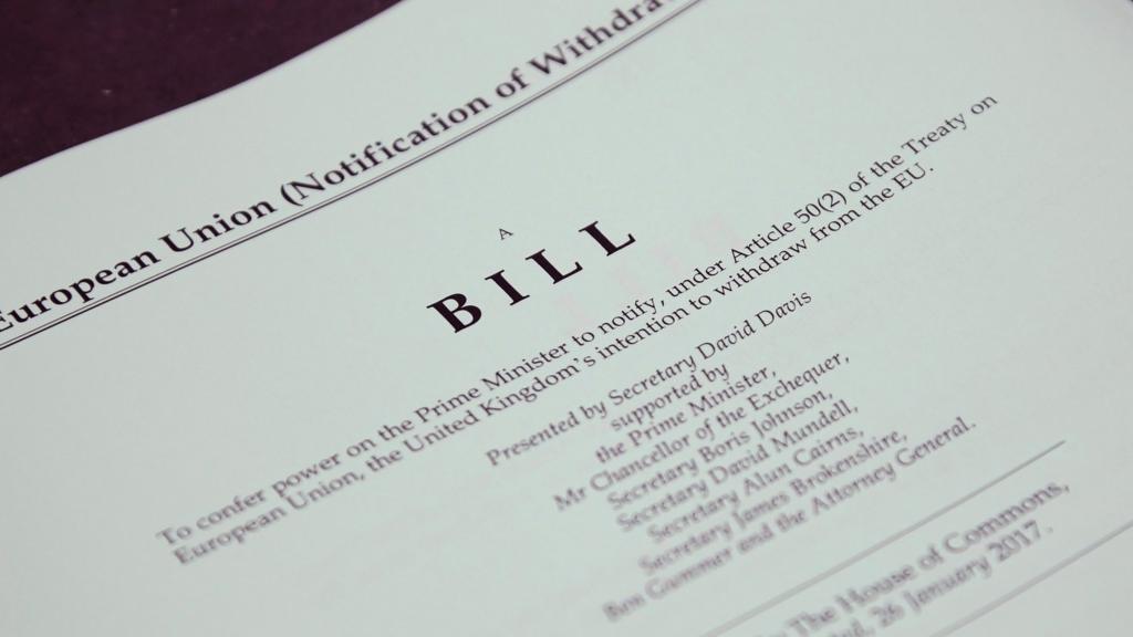 MPs vote on Brexit bill - BBC News