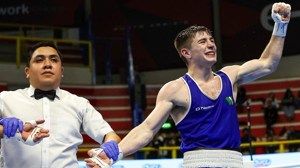 Paris 2024: Jude Gallagher's joy after booking Olympic boxing berth ...