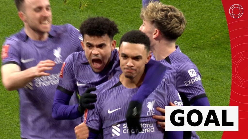 FA Cup 2024: Liverpool take lead at Arsenal through Jakub Kiwior own ...