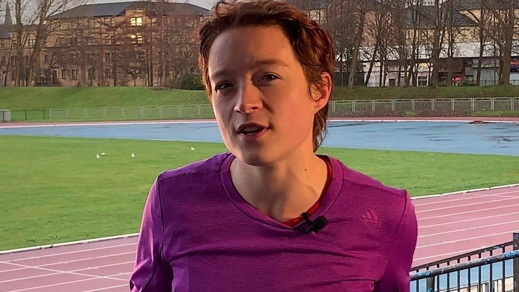 Annabel Simpson: 'I'm a geek that runs', says Scottish athlete - BBC Sport