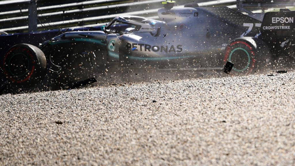 Austrian Grand Prix Second Practice Big Crashes For Bottas